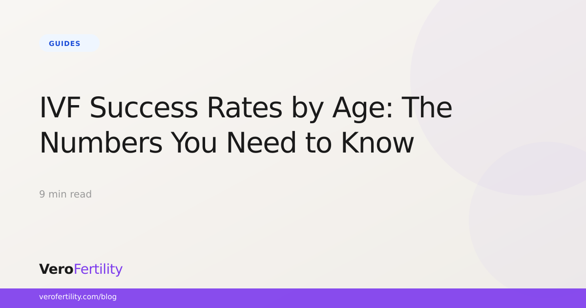 IVF Success Rates by Age: The Numbers You Need to Know | Vero Fertility ...